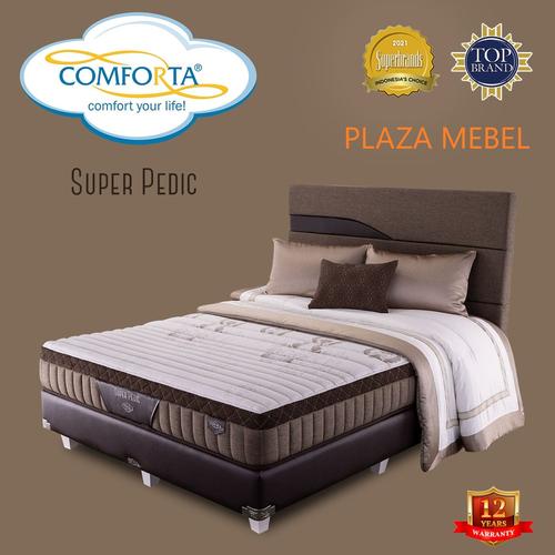 Promo SET Kasur Spring Bed Comforta Super Pedic 160 - 200 ( FULLSET ...