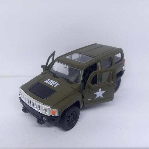 Jual diecast miniatur mobil hummer H3 army perang bahan besi militer ...