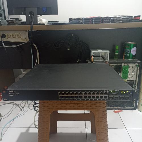 Jual Switch hub DELL PowerConnect 6224 24port Gigabit Dell 6224 Used ...