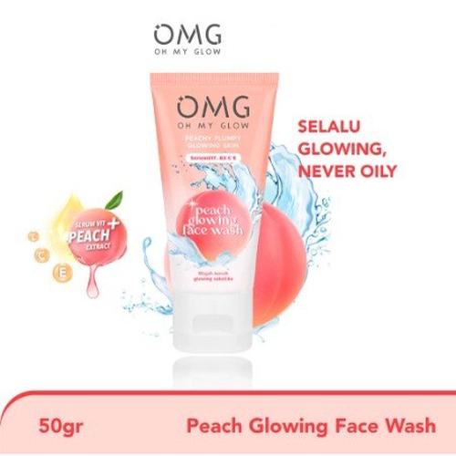 Jual OMG OH MY GLOW Peach Glowing Face Wash 50 G | OMG Face Wash - Kota ...