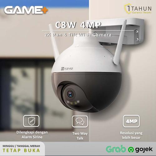 Promo EZVIZ C8W 4MP 2K Color Night Vision PT Wireless IP Camera Outdoor ...