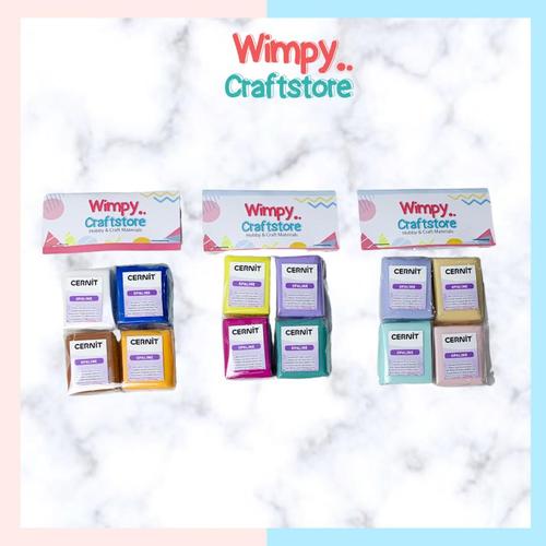 Jual Paket Cernit Clay OPALINE Bahan Clay Polymer Clay Bahan Craft ...