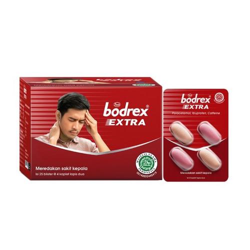 Jual Bodrex Extra 1 Strip 10 Kaplet Meredakan sakit kepala - Kota Medan ...