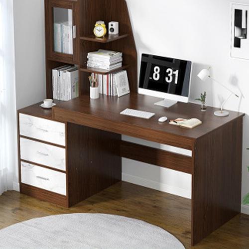 Jual Meja kerja Minimalis Rak Buku kayu jati - Meja Kantor Komputer ...