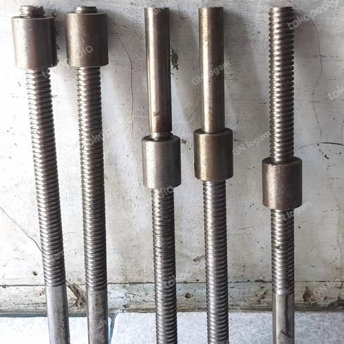 Jual Baut As ulir drat kotak - 2Mur - Kab. Tegal - GN Logam | Tokopedia