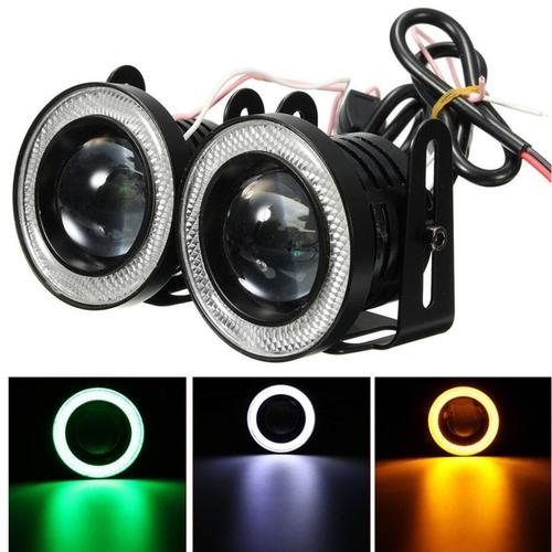 Promo Lampu LED Fog Lamp Angel Eyes Mobil Kabut 89mm Projector ...