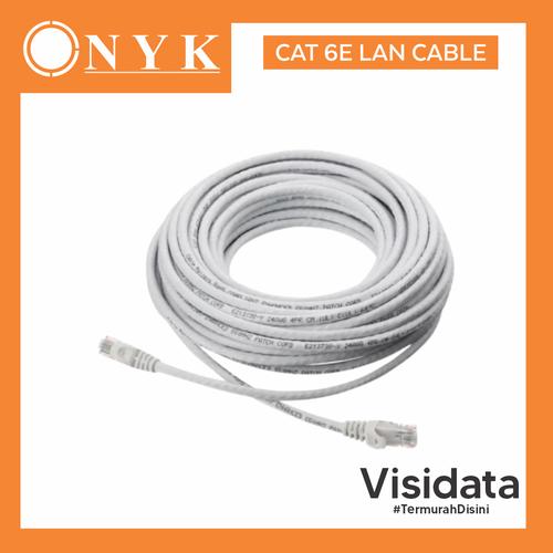 Jual NYK CAT 6e Kabel Lan UTP RJ45 siap pakai - 15 m - Kota Balikpapan - Visidata Official ...