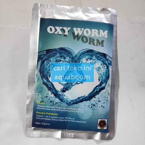 Jual oxy worm obat pembasmi anti parasit cacing planaria aquarium ...