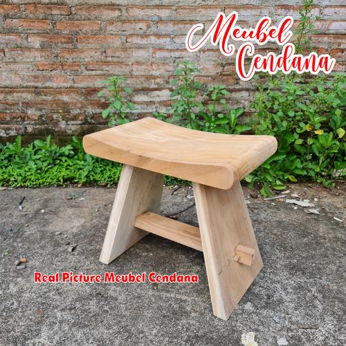 Jual STOK Bangko Kursi Trembesi / Bangko Kursi Cafe Kayu Suar Solid ...