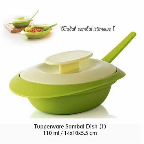 Jual Blossom Sambal Dish Tupperware (1), wadah sambal mungil dan lucu ...