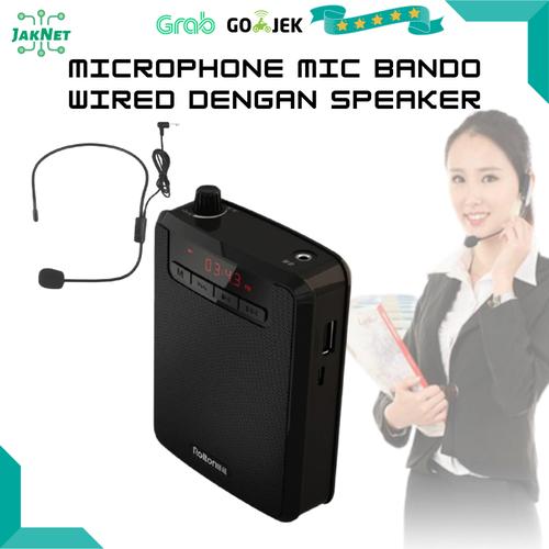 Jual Microphone Mic Bando Wireless Dengan Speaker Mengajar Di Kelas ...
