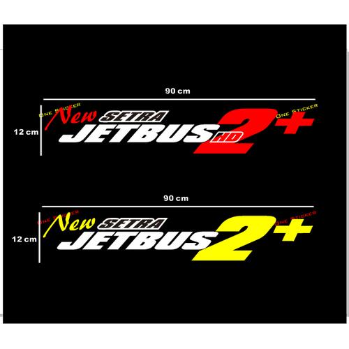 Jual Ready Cutting Sticker Stiker Kaca Mobil JETBUS Bus Mania ...