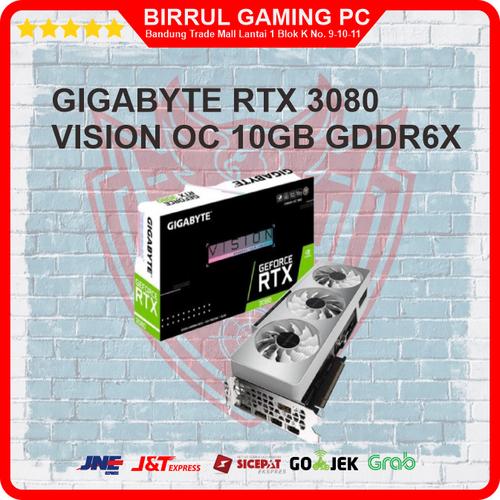 Jual VGA GIGABYTE GeForce RTX 3080 VISION OC 10GB GDDR6X 320Bit - Kota ...