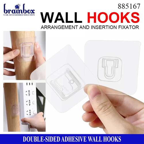 Jual Wall Hook Gantungan Barang Dinding Serbaguna Bingkai Remote Router ...