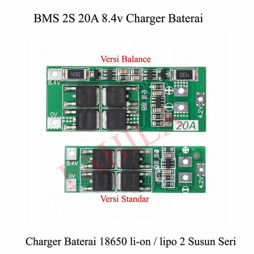 Jual BMS 2S 20A 8.4v Charger Baterai Lithium Ion Lipo 18650 - Standard - Kab. Bogor - Fahilacom ...