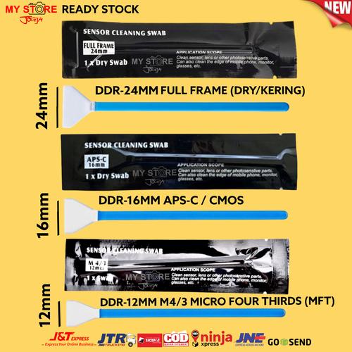 Jual Cleaning Swabs Swab Sensor Camera 24mm Full Frame & 16mm APSC CMOS ...