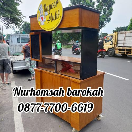 Jual booth container cafe , booth kekinian , booth roti , etalase roti ...