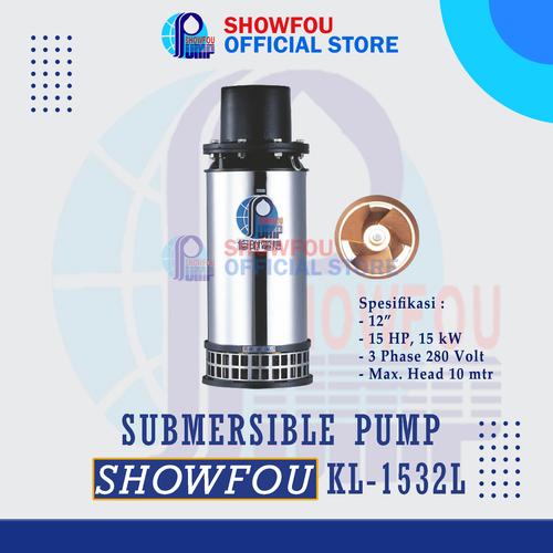 Jual SHOWFOU SUBMERSIBLE PUMP KL 1532L, 15 HP, 3 Phase 11 kWatt 12 Inch ...