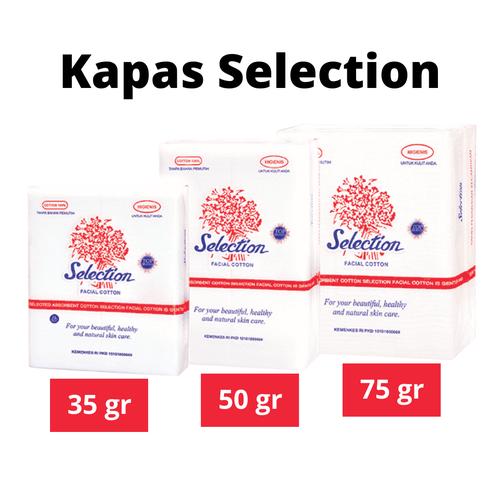 Jual Kapas Selection Facial Cotton 35gr 50gr 75gr Lembut di Wajah - 75 ...