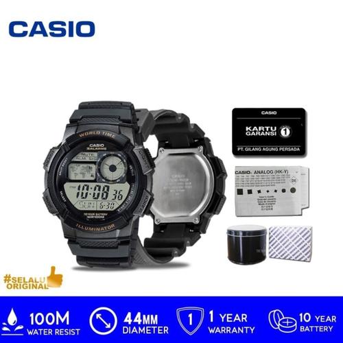 Promo Jam Tangan Casio GENERAL AE-1000W-1AVDF With BOX Kaleng Original ...