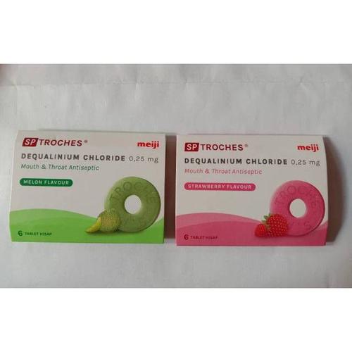Jual Sp Troches meiji anak Strawberry/Melon 12 Tablet - Rasa Strawberry ...