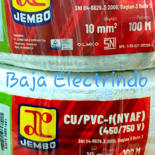 Jual Kabel Grounding Serabut NYAF 10mm JEMBO @100mtr NYAF 1 X 10 mm - Jakarta Pusat - Baja ...