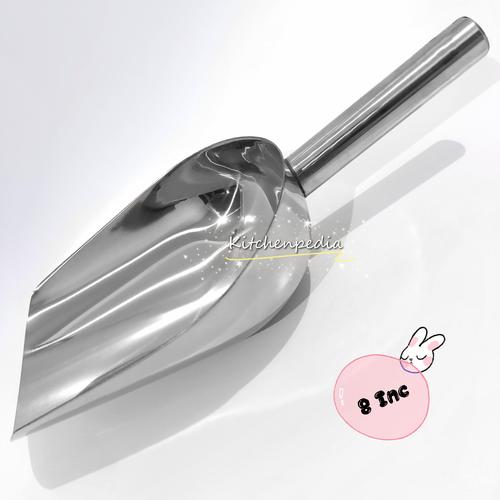 Jual Sekop Es Batu Stainless Sendok Skop Tepung Serokan Biji Kopi Beras ...