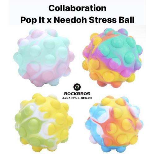 Jual Bola Pop It Needoh Stress Ball Relief Mainan Anak Fidget Toys ...