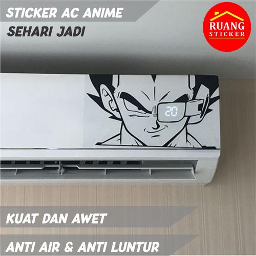 Jual STIKER AC AIR CONDITIONER ANIME GOKU ONE PIECE HOLOGRAM/NON ...