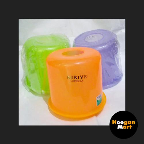 Jual [ Rak ] Tempat Tissue Bulat Plastik Mirive ( T - 108 ) - Eagle ...