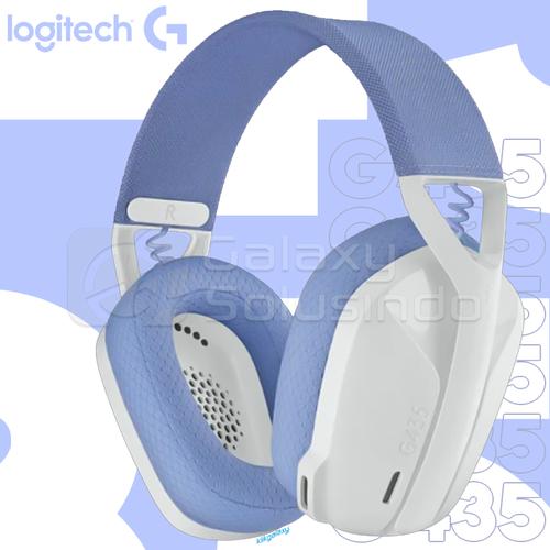 Promo Logitech G435 LIGHTSPEED Wireless Gaming Headset White and Lilac ...