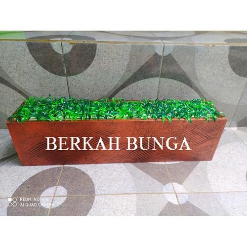 Jual Pot Partisi P 75cm/Pot Bunga Artificial/Pot Pembatas Ruangan/Pot ...