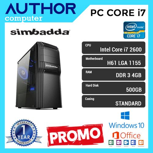 Jual Komputer PC Rakitan Office Core i7 2600 RAM 4GB HDD 500GB - Jakarta Pusat - author computer ...