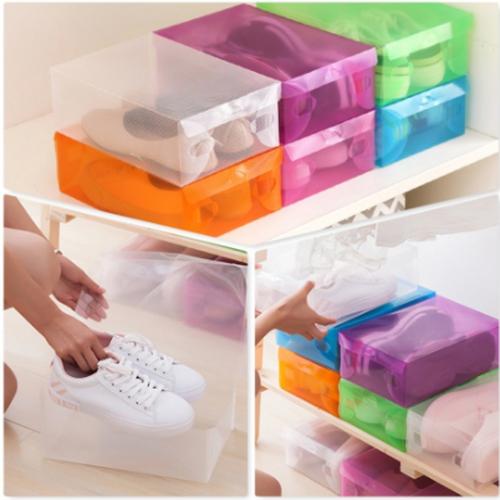 Promo Kotak Sepatu Cantik / Box Sepatu Transparan / Tempat Sepatu ...