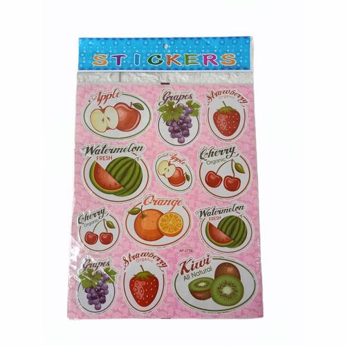 Jual Stiker Anak Buah Buahan Sticker anak Fruit Fruits Tempelan Dinding ...
