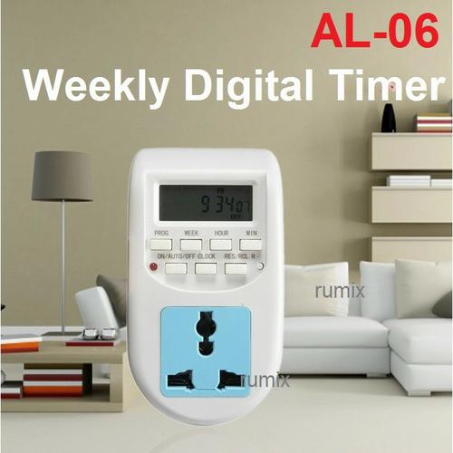 Jual Programmable Digital Timer Switch Weekly Stop Kontak Minggu 16 ...