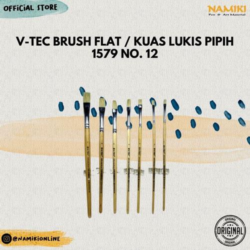 Promo V-tec Brush Flat / Kuas Lukis Pipih 1579 no. 12 - Kota Semarang ...