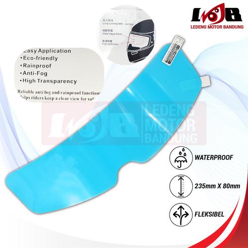 Jual Sticker Kaca Helm Anti Fog Air Hujan Helem Rain Sheild Rainproof ...