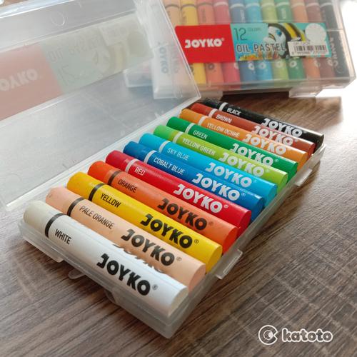 Jual CRAYON JOYKO MINI 12 WARNA OIL PASTEL NON TOXIC JOYCO TITI JOIKO ...