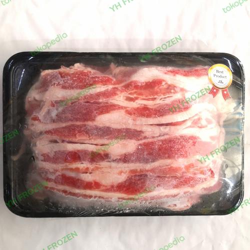 Jual beef slice sapi lemak 500gr short plate yoshinoya daging slice ...