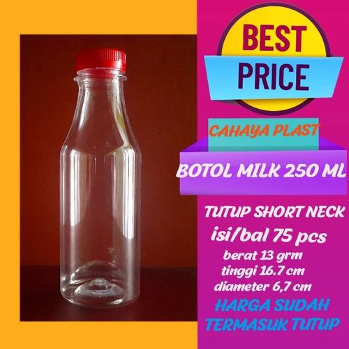 Jual Botol Milk 250Ml-Botol Plastik 250Ml milk- KHUSUS GOJEK GRAB ...