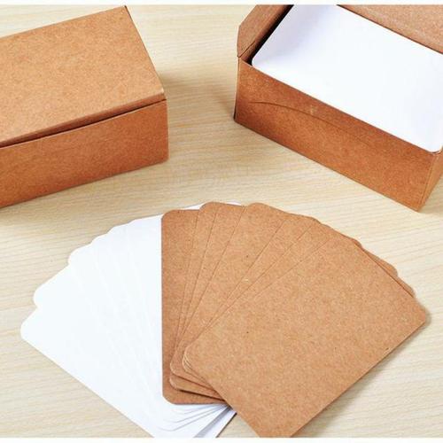 Jual BLANK CARD CRAFT PAPER / KARTU KOSONG KERTAS VINTAGE. - Putih ...