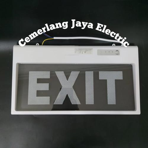 Jual Lampu Emergency Exit Sign LED 5W 220V Tulisan EXIT nyala lampu ...