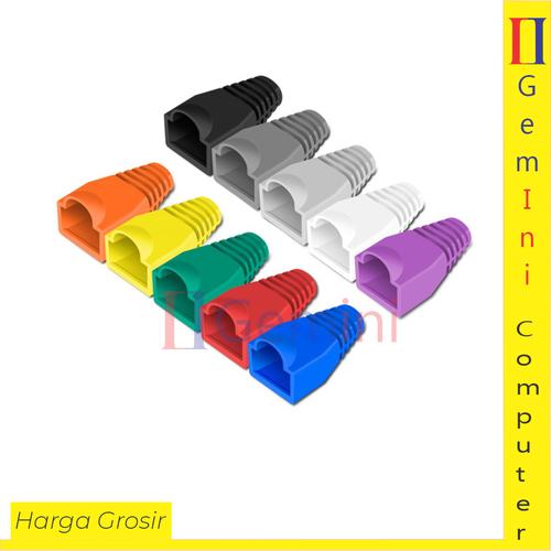 Jual PLUG BOOT / COVER / PELINDUNG RJ45 MEJEC Bisa satuan - Black ...