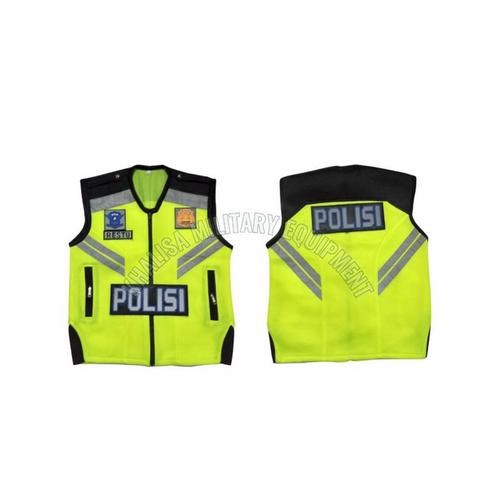 Jual rompi polisi lalu lintas rompi dinas rompi tebal - full stabilo, L ...