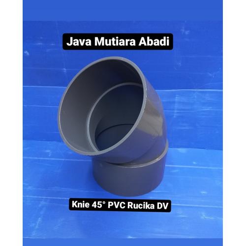 Jual KNIE 45° POLOS RUCIKA 8" inch D-45L PVC / ELBOW Knee 45 derajat - Jakarta Barat - Java ...