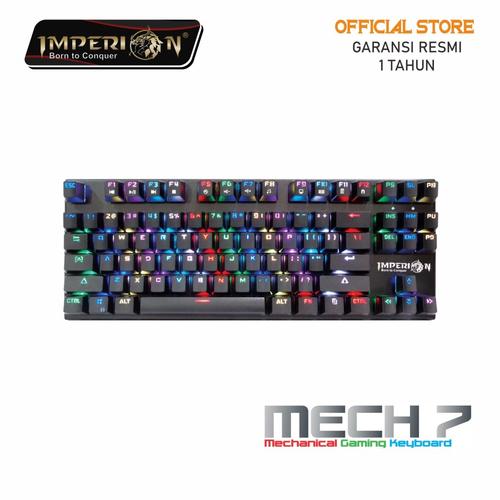 Jual Keyboard Gaming Imperion Mech 7 KG-M07R Mechanical, RGB - Black ...