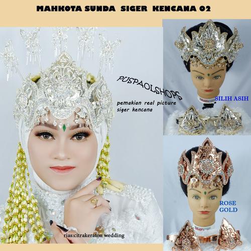 Jual mahkota sunda siger kencana siger sunda pengantin 02 - silih asih ...