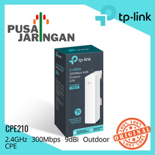Jual TP-LINK CPE210 2.4GHz 300Mbps 9dBi Outdoor CPE - Jakarta Pusat ...