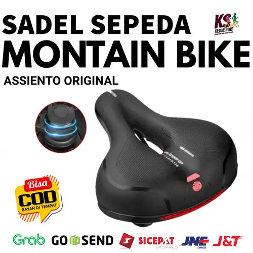 Jual SADEL SEPEDA SUPER EMPUK KURSI JOK MTB GUNUNG LIPAT SADDLE HANDLE ...
